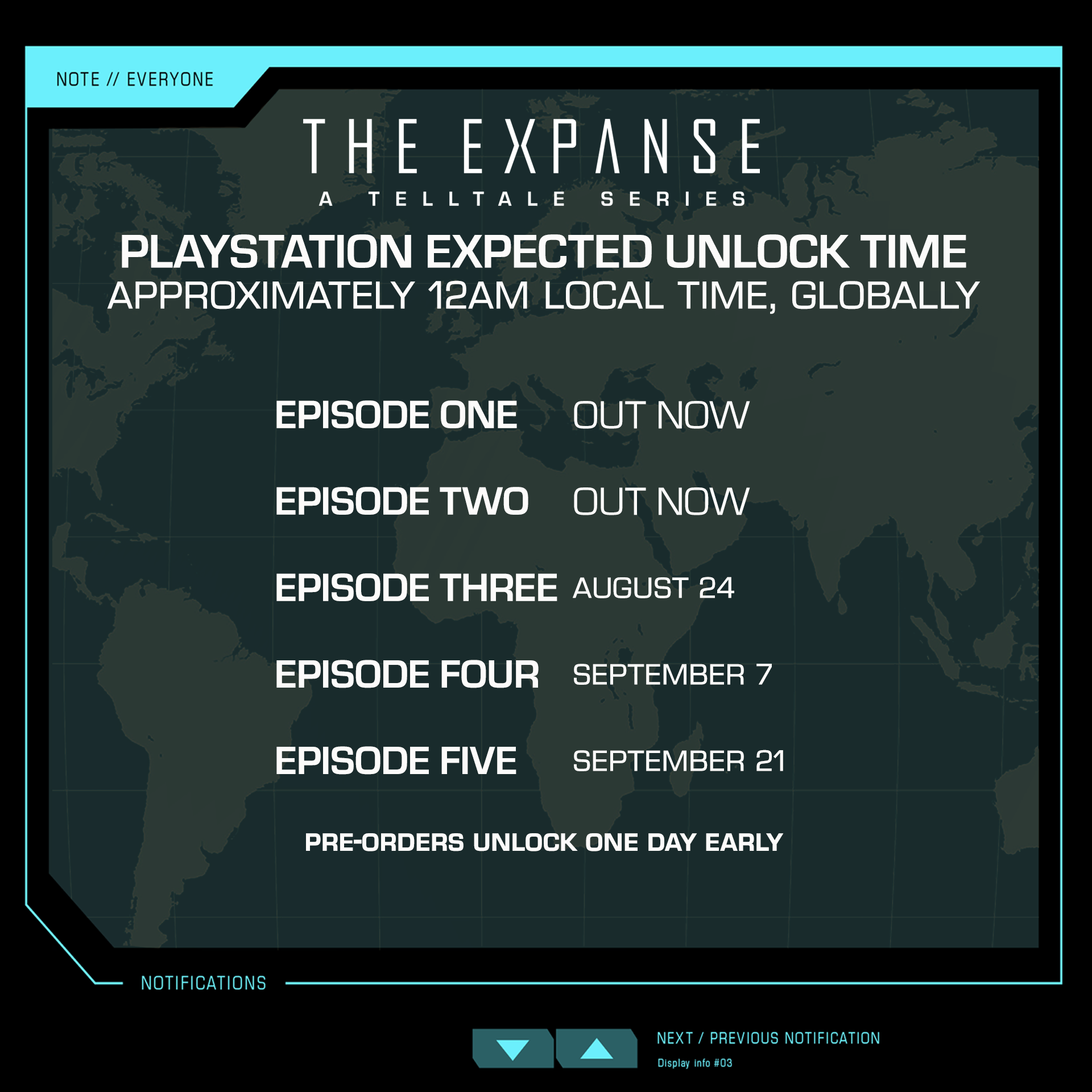 UPDATE: The Expanse Release Schedule and Episode Help - Telltale Games