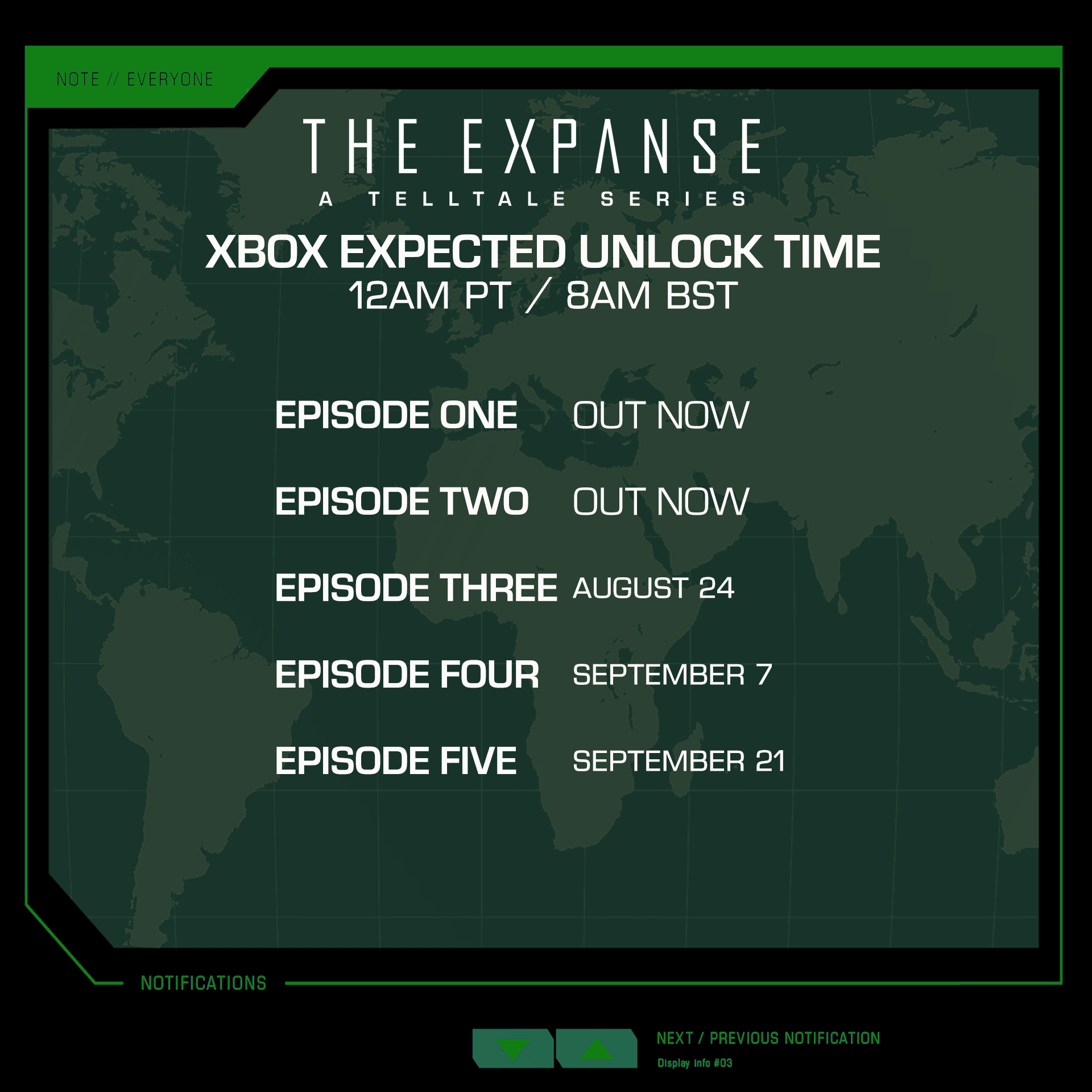 UPDATE: The Expanse Release Schedule and Episode Help - Telltale Games